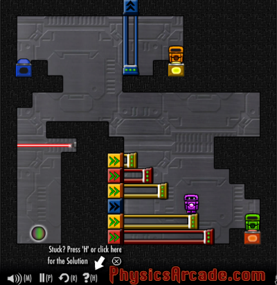 複数のドロイドを操作するアクションパズルゲーム「Droid Team」: 昔の名作フラッシュゲームを遊びたい！