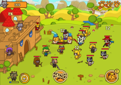 コスチュームを集めて戦う子猫達の放置系防衛ゲーム「StrikeForce Kitty: Last Stand」: 昔の名作フラッシュゲームを遊びたい！